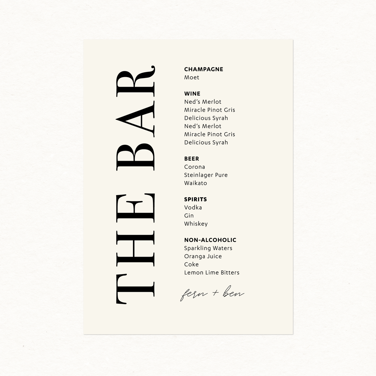 Fern Collection – Paper Darling