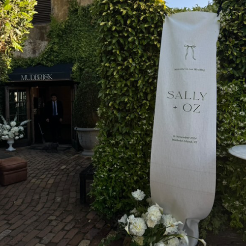 Linen Signage – Paper Darling