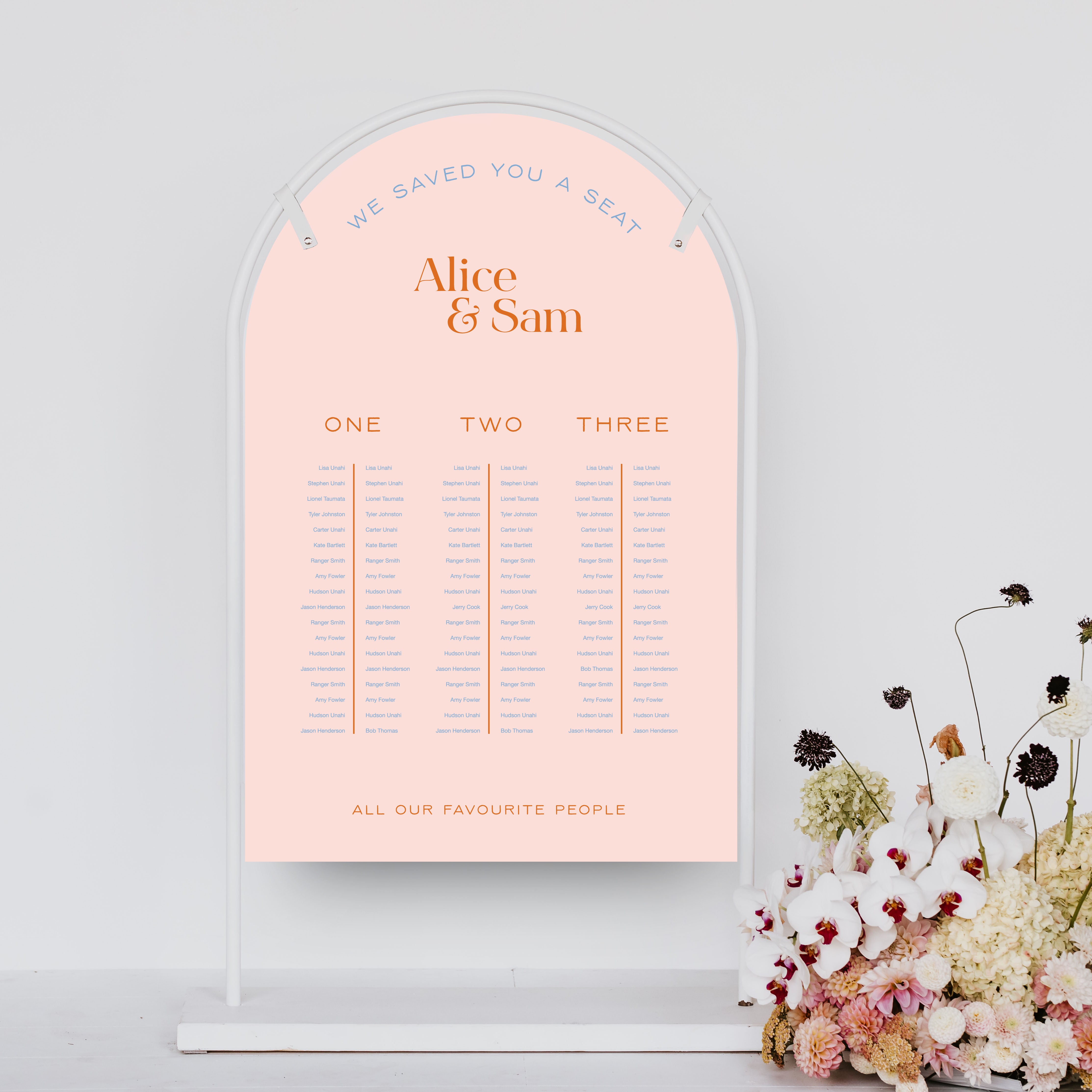 Alice Seating Chart – Paper Darling